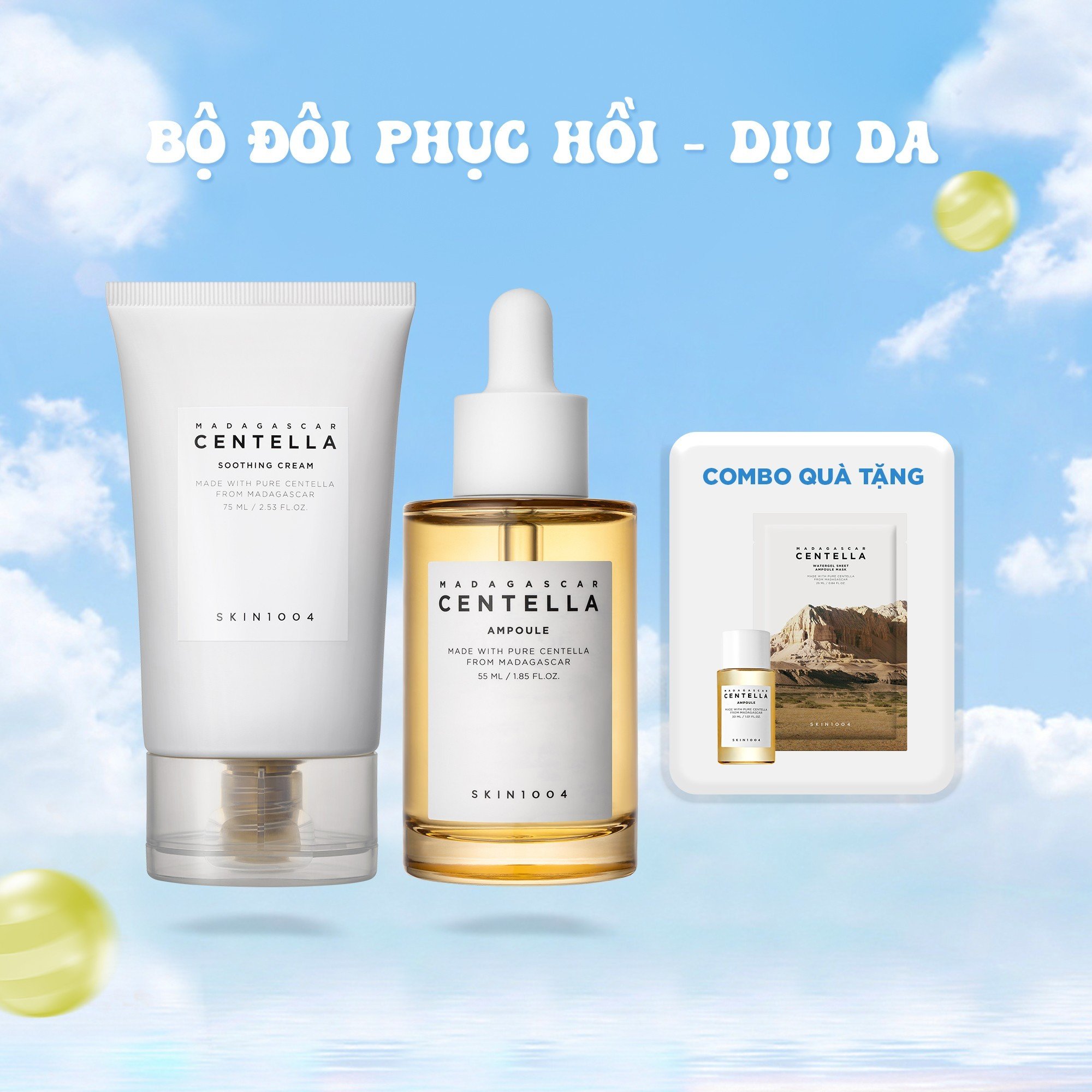 HÀNG TẶNG KHÔNG BÁN Kem chống nắng Skin1004 Madagascar Centella Air-Fit ...