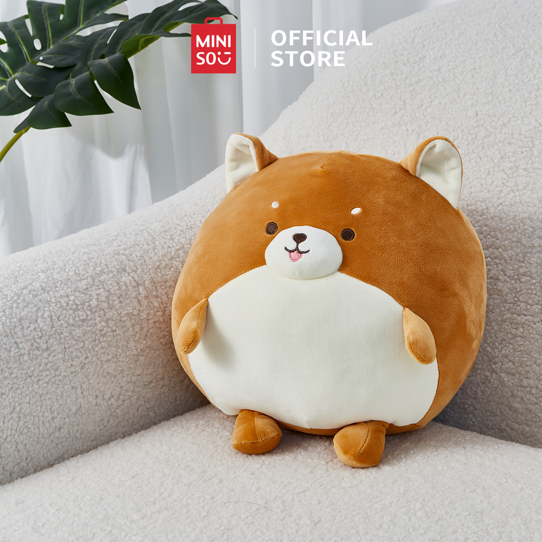 Miniso Dễ Thương Shiba Inu Sang Trọng Đồ Chơi Gối Búp Bê Sang Trọng Búp ...