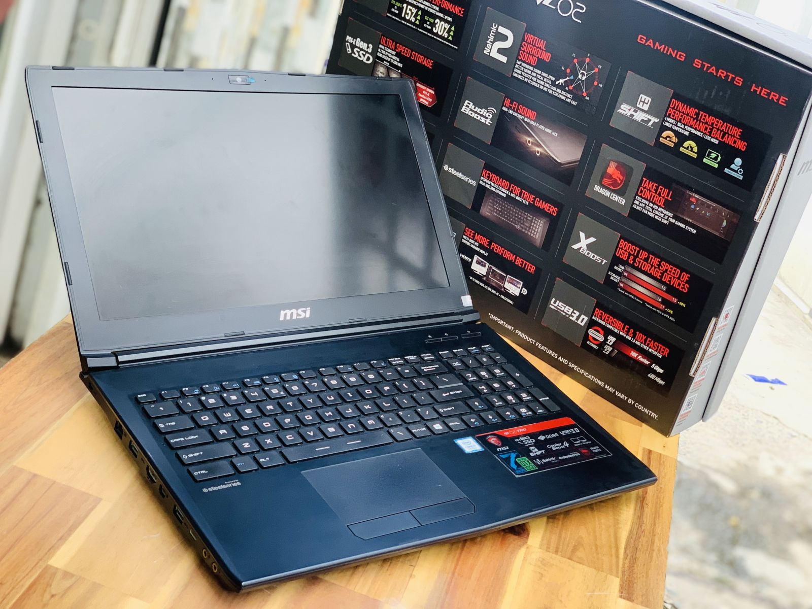 Trả góp 0MSI GAMING G62 CORE I7 6700HQ RAM 16G SSD 128G1T 15.6INCH FHD ...