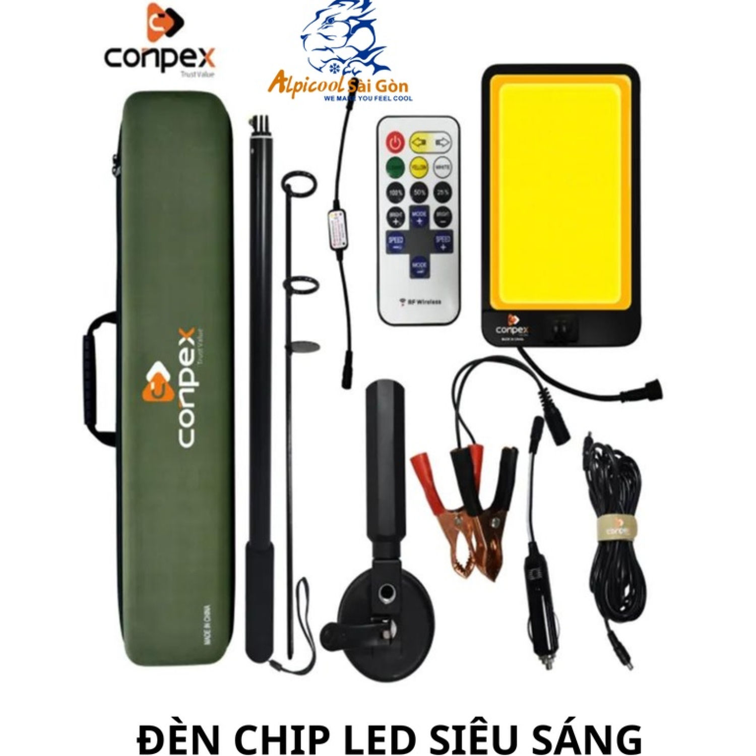 Bộ đèn Camping Conpex version 2 upgrade Chip Led siêu sáng | Lazada.vn