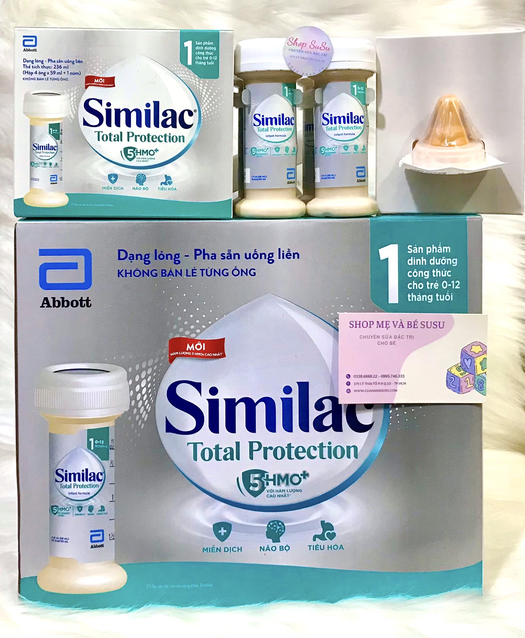 (LẺ) SỮA SIMILAC NƯỚC TOTAL PROTECTION DÀNH CHO BÉ SINH MỔ HOẶC SỨC ĐỂ ...