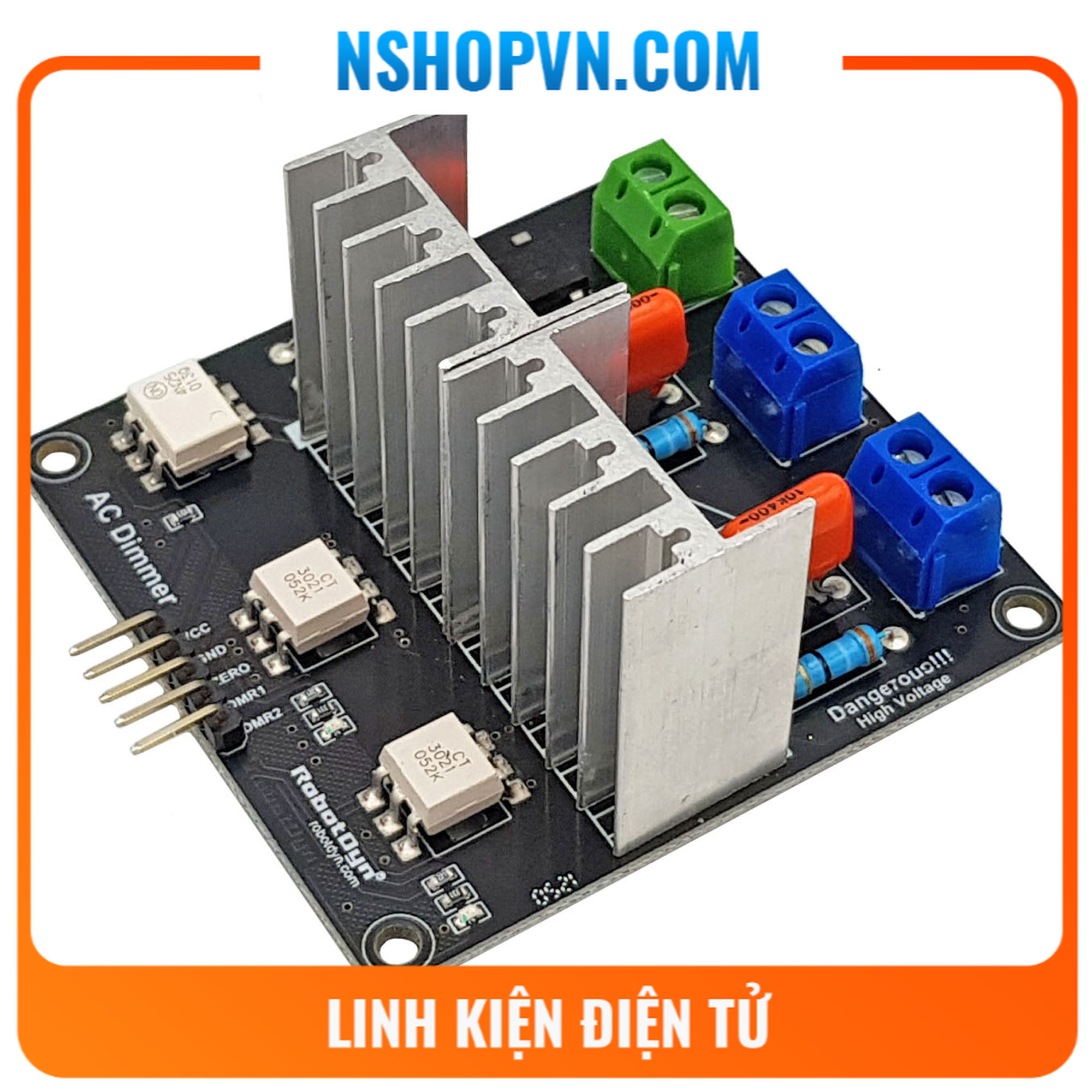 Module dimmer AC 8A 1 kênh - 2 kênh - MixASale