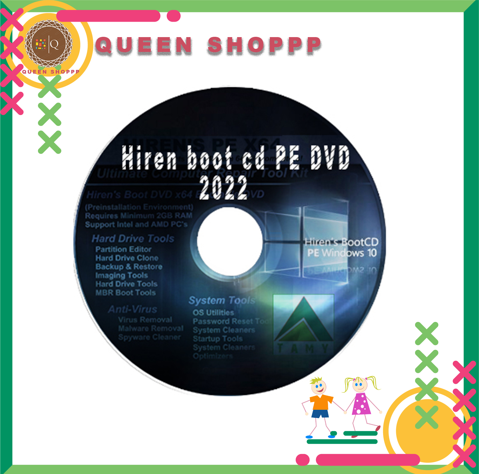 usbđĩa boot HBCD PE 2022 - cứu hộ máy tính laptoppc - MixASale