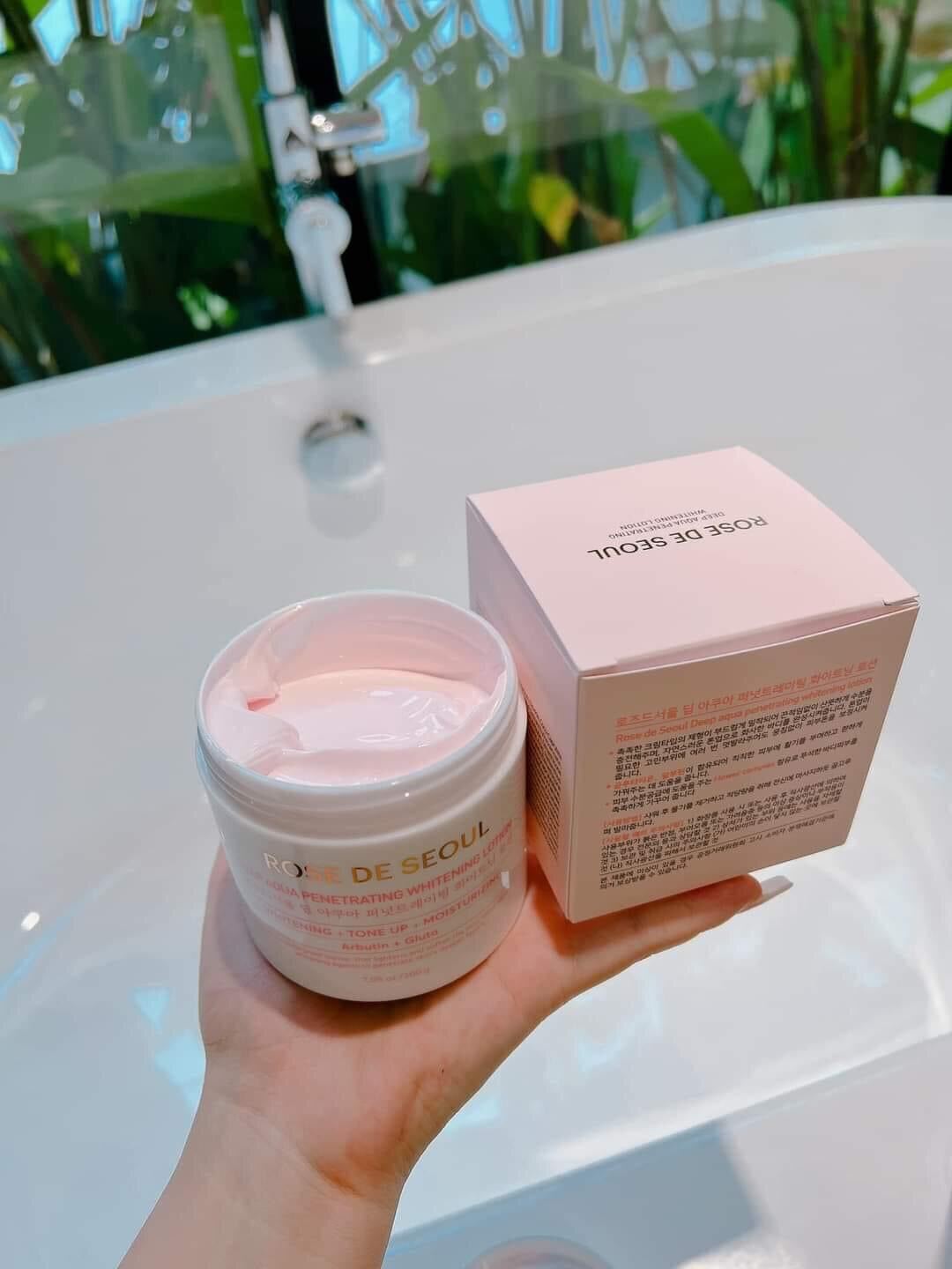 Kem body Rose De Seoul 200g date 2025 dưỡng trắng da không lộ vân ...