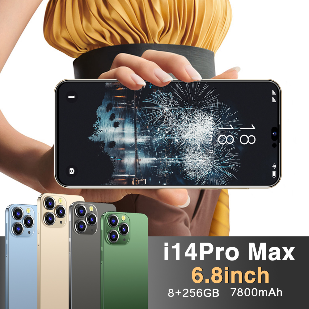 Mới Chính Hãng I14 Pro Max 6.8 Inch HD Full 5G Màn Hình Điện Thoại ...