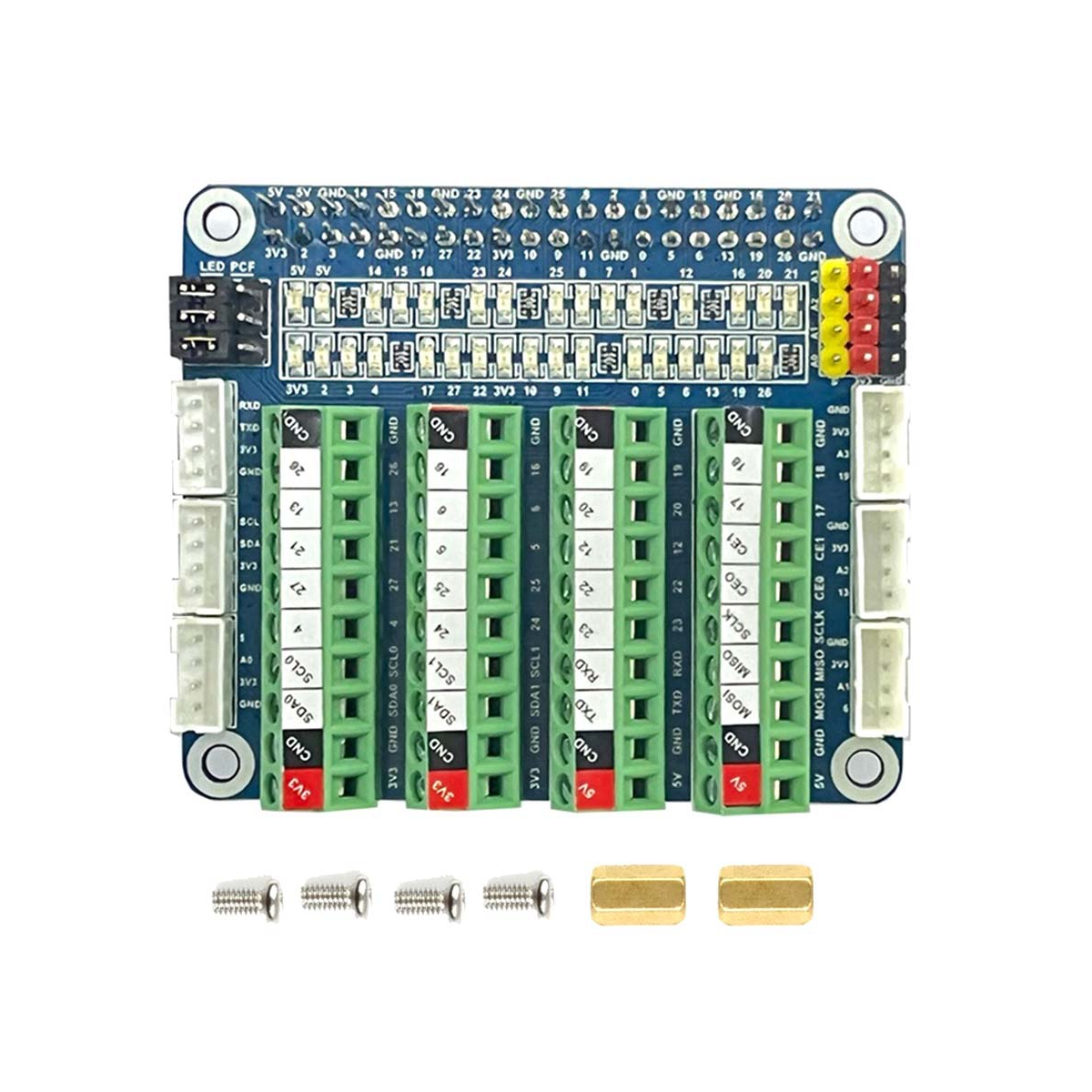 1 Set GPIO Expansion Board PCF8591 Module Onboard for Raspberry Pi LED ...