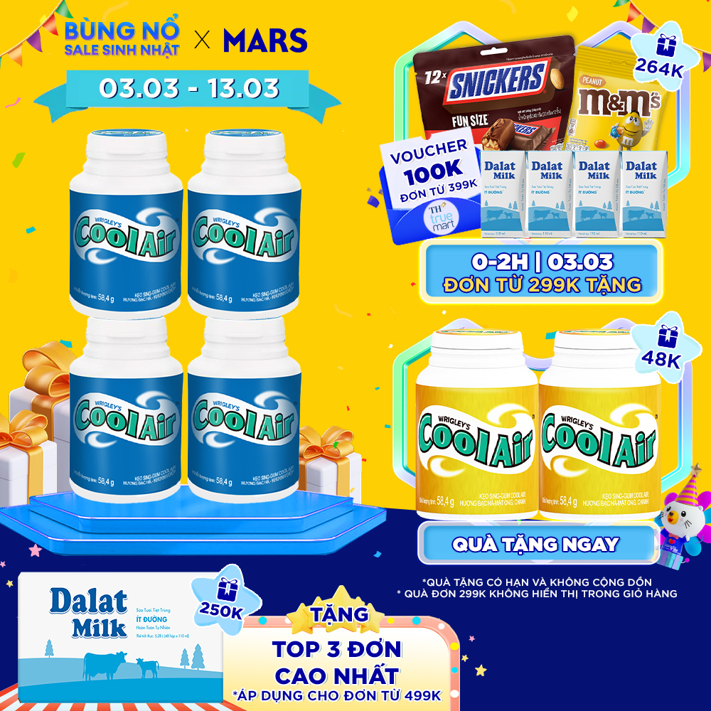 Combo 2 hũ kẹo Sing-gum Cool Air hương bạc hà - khuynh diệp hũ 40 viên ...