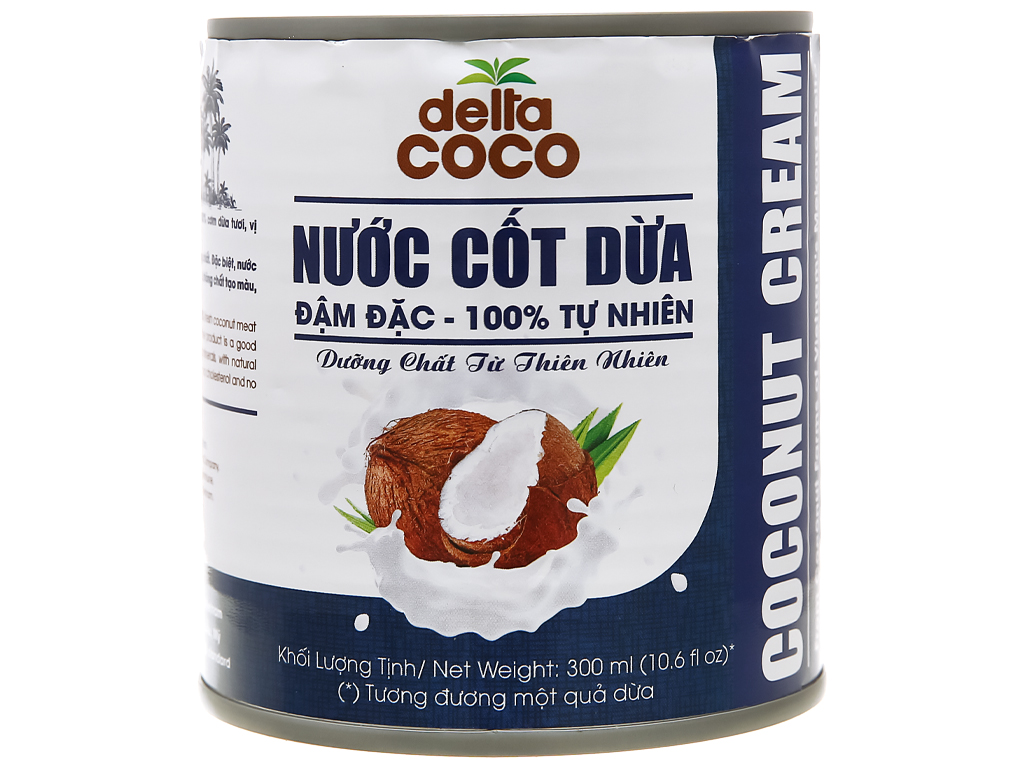 Nước Cốt Dừa Đậm Đặc Nguyên Chất Delta Coco - 100% Dừa Tươi Nguyên Chất ...