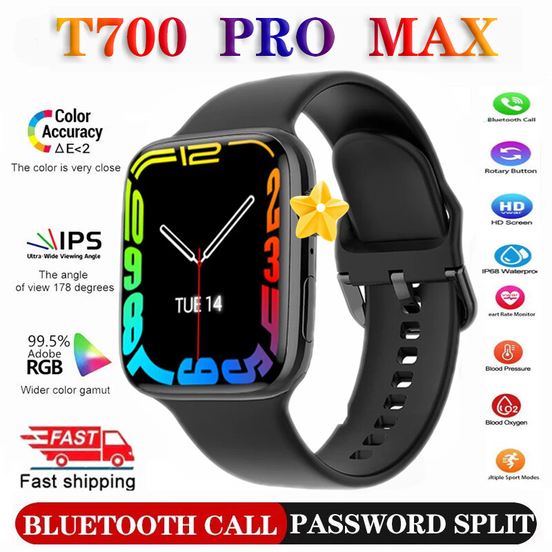 Mẫu Mới Đồng Hồ Thông Minh Bluetooth T1000 PRO MAX Chống Nước - Viền ...