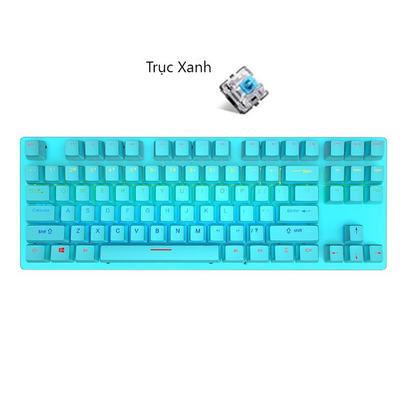 Bàn phím cơ k550 led rgb nhiều chế độ led, ánh sáng 7 màu Ziyoulang ...
