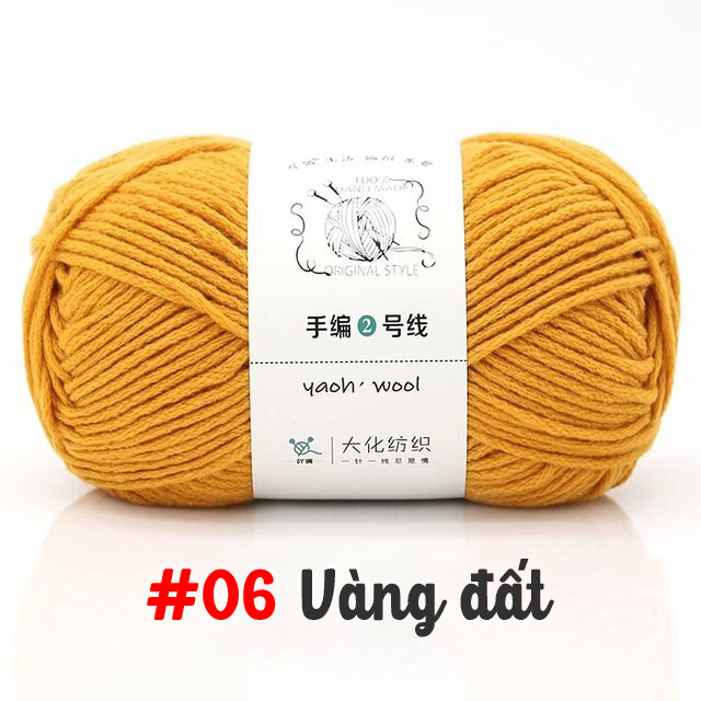 Len Yaoh Wool 100g - Sợi 3mm Mềm, Nhẹ, Giữ Ấm Tốt | Lazada.vn