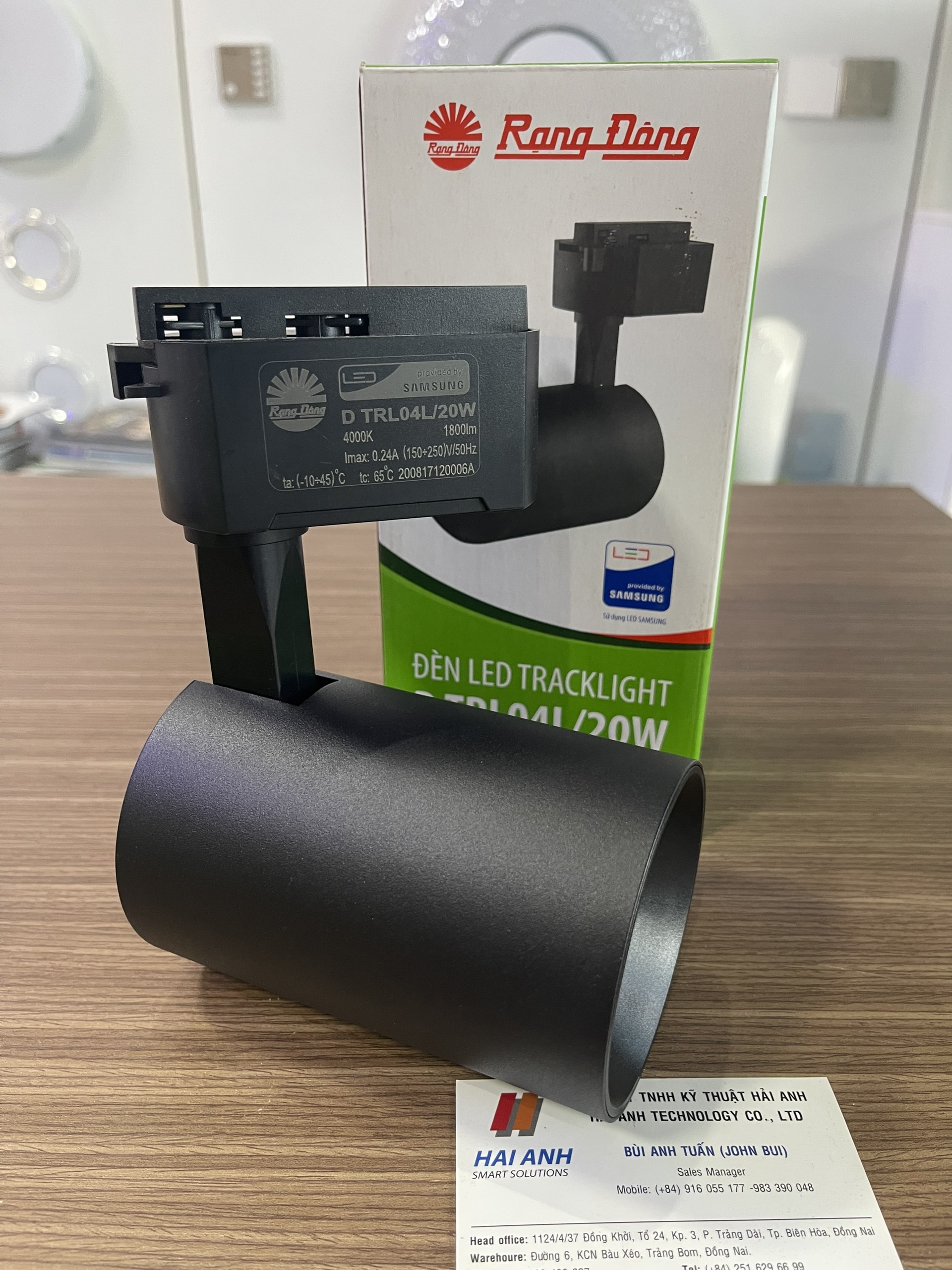 Đèn tiêu điểm (đèn rọi ray) 12W 20W Model TRL04 Rạng Đông chất lượng ...