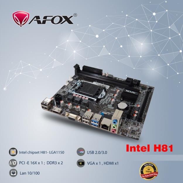 Bo Mạch Chủ Mainboard AFOX H510 | H110 | H81 | H61 Chính hãng mới 100% ...