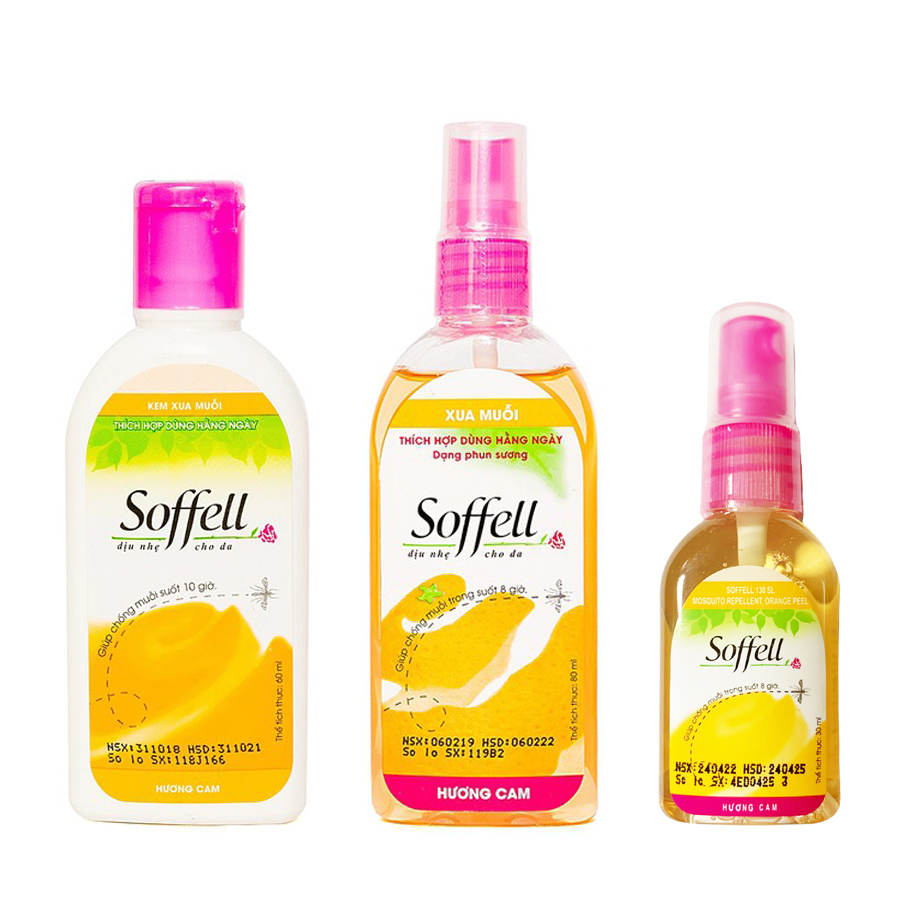 Kem bôi / Xịt chống muỗi Soffell - Xua đuổi muỗi, ngăn muỗi cắn 8-10 ...
