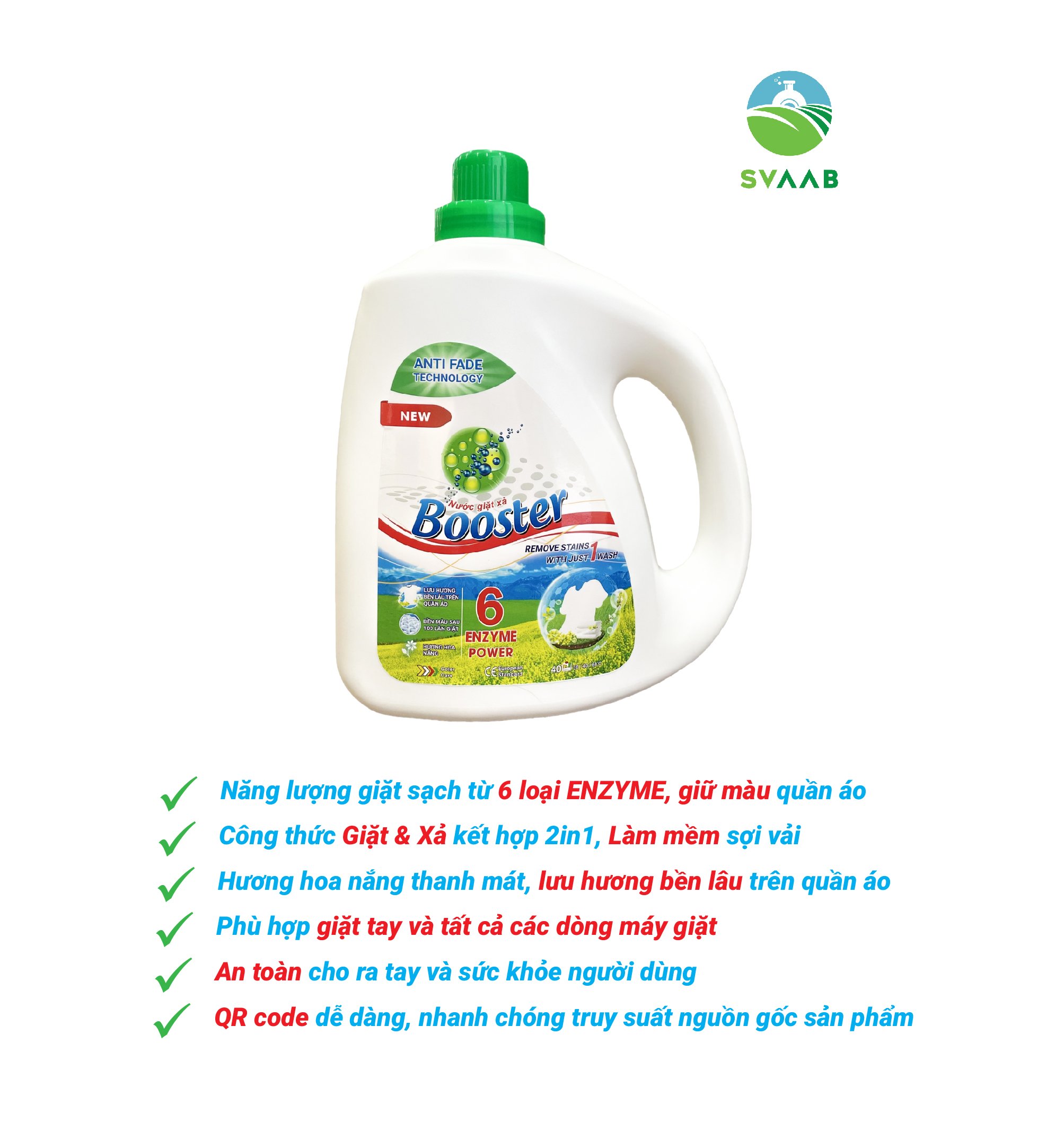COMBO 3 CAN Nước giặt xả 2IN1 Booster can 3.7kg hương hoa nắng lưu ...