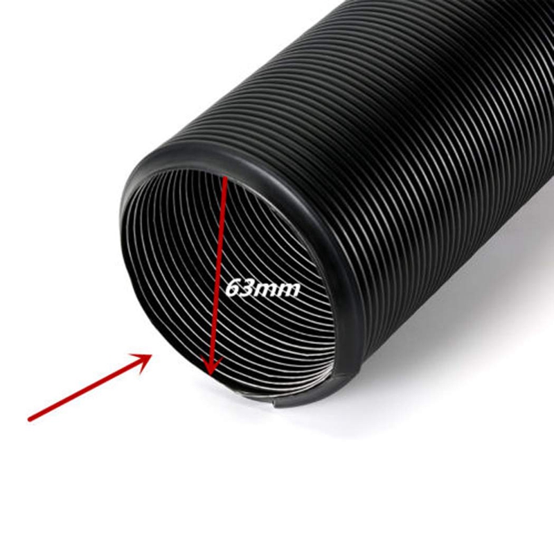 Air Duct Hose, 2.5 Inch 63mm Car Cold Air Turbo Intake Pipe with ...