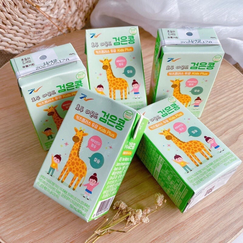 COMBO 1 THÙNG 24 HỘP Sữa hạt Kid Plus Hàn Quốc tăng cân tăng chiều cao ...