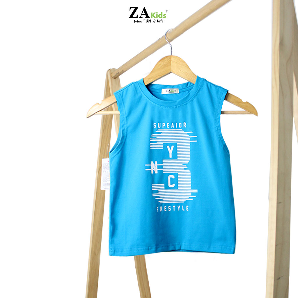 (12-64kg) Áo Sát Nách Bé Trai Mặc Nhà/ Đi Chơi Mùa Hè Chất Vải Cotton ...