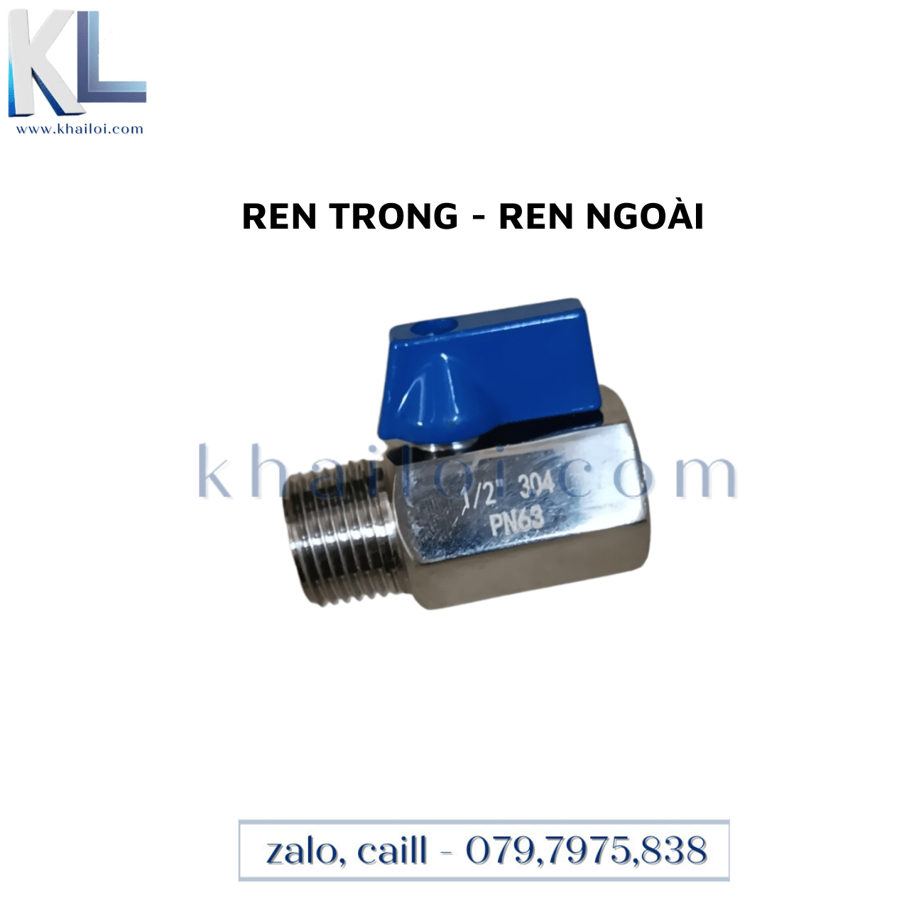 Van bi mini inox 304-van gạt tay mini ren trong ren ngoài- van khóa hơi ...
