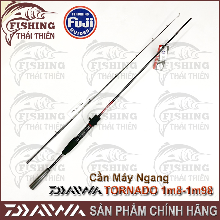 Cần Câu Cá Daiwa Tornado 602MB, 602MHB, 662MB Cần Lure Máy Ngang 1m80, 1m98 Khoen Fuji Hàng ...