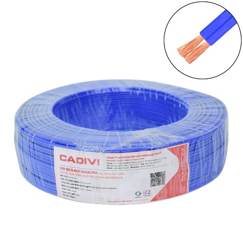 Dây Điện Đôi VCMD 2x0.5 / 2x0.75 / 2x1.5 / 2x2.5 mm CADIVI [Bán lẻ theo ...