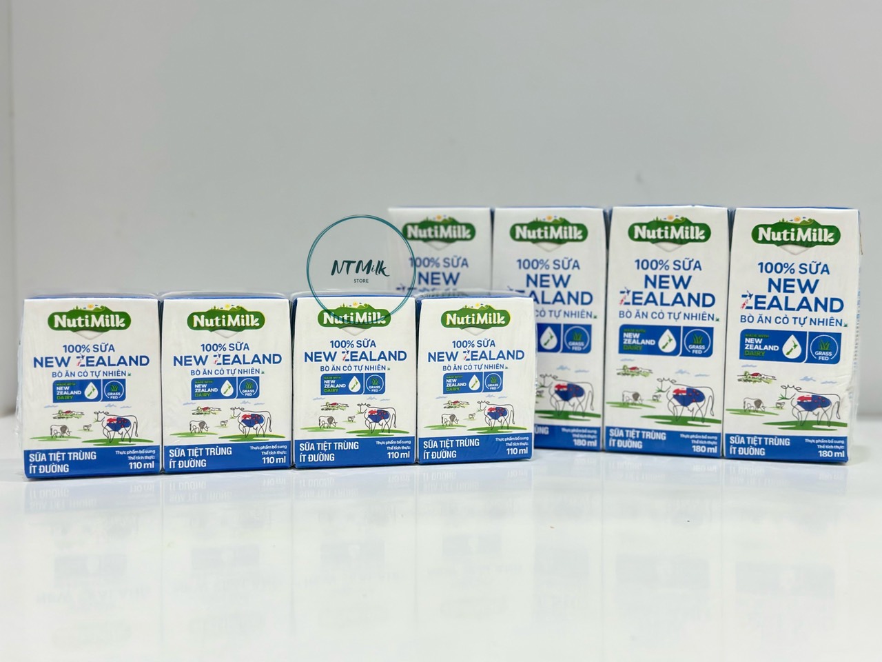 Thùng 48 Hộp NutiMilk 100 Sữa New Zealand Bò Ăn Cỏ Tự Nhiên Sữa Tiệt ...