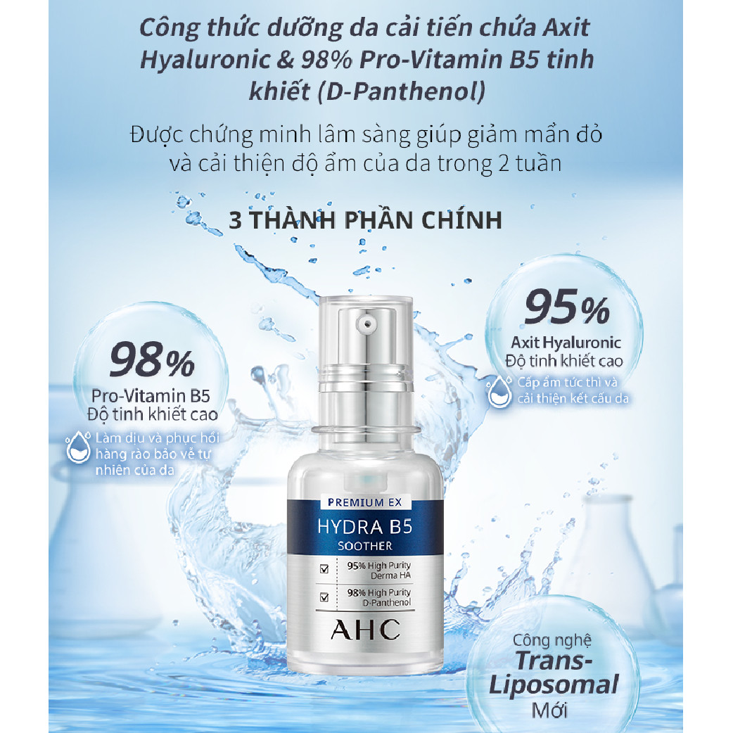 Tinh Chất Cấp Ẩm AHC Premium Ex Hydra B5 Soother 30ml - MixASale