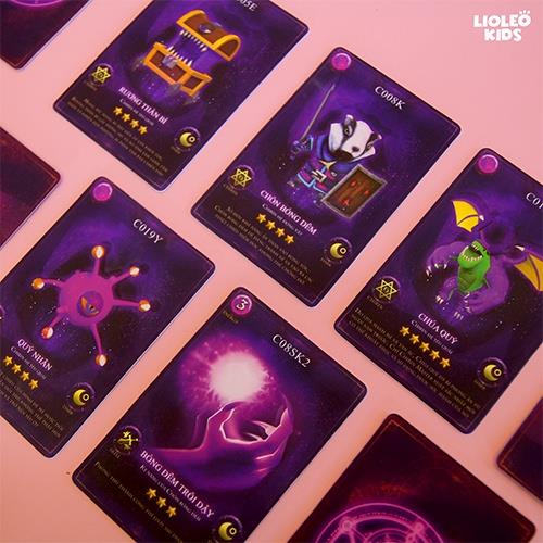 Bộ thẻ bài Lioleo Kids hệ bóng tối - Chirin master màu tím | Lazada.vn
