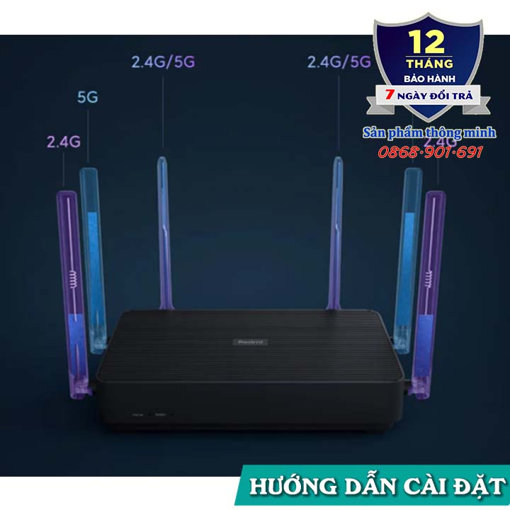 Bộ phát Wifi Router Xiaomi Redmi AX6S băng tần kép - Wifi 6 3200Mbps ...