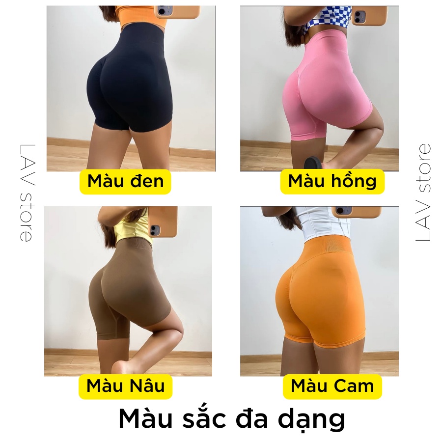 Quần legging đùi tập gym yoga MITAO nâng mông cạp cao gen bụng co dãn 4 chiều LAV store - MixASale