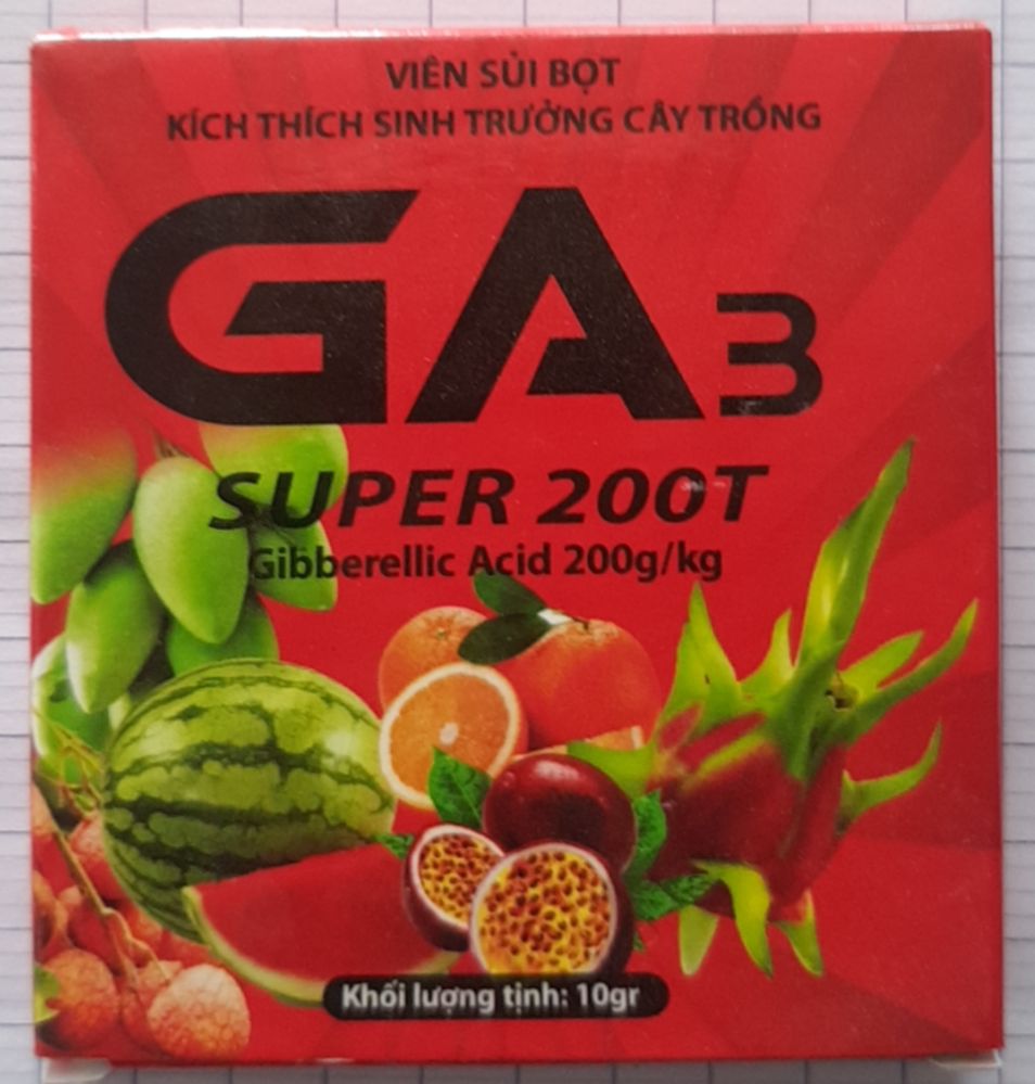 GA3 SUPER 200T - Viên sủi bọt - Viên 10g/200-400 lit nước | Lazada.vn
