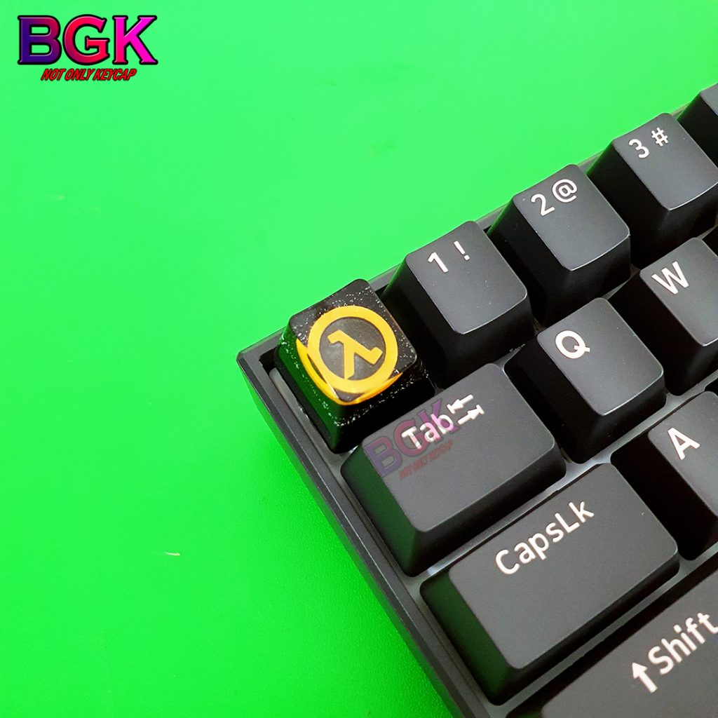 Keycap Lẻ Hình LOGO Half Life cực đẹp và nét OEM profile ( keycap resin ...