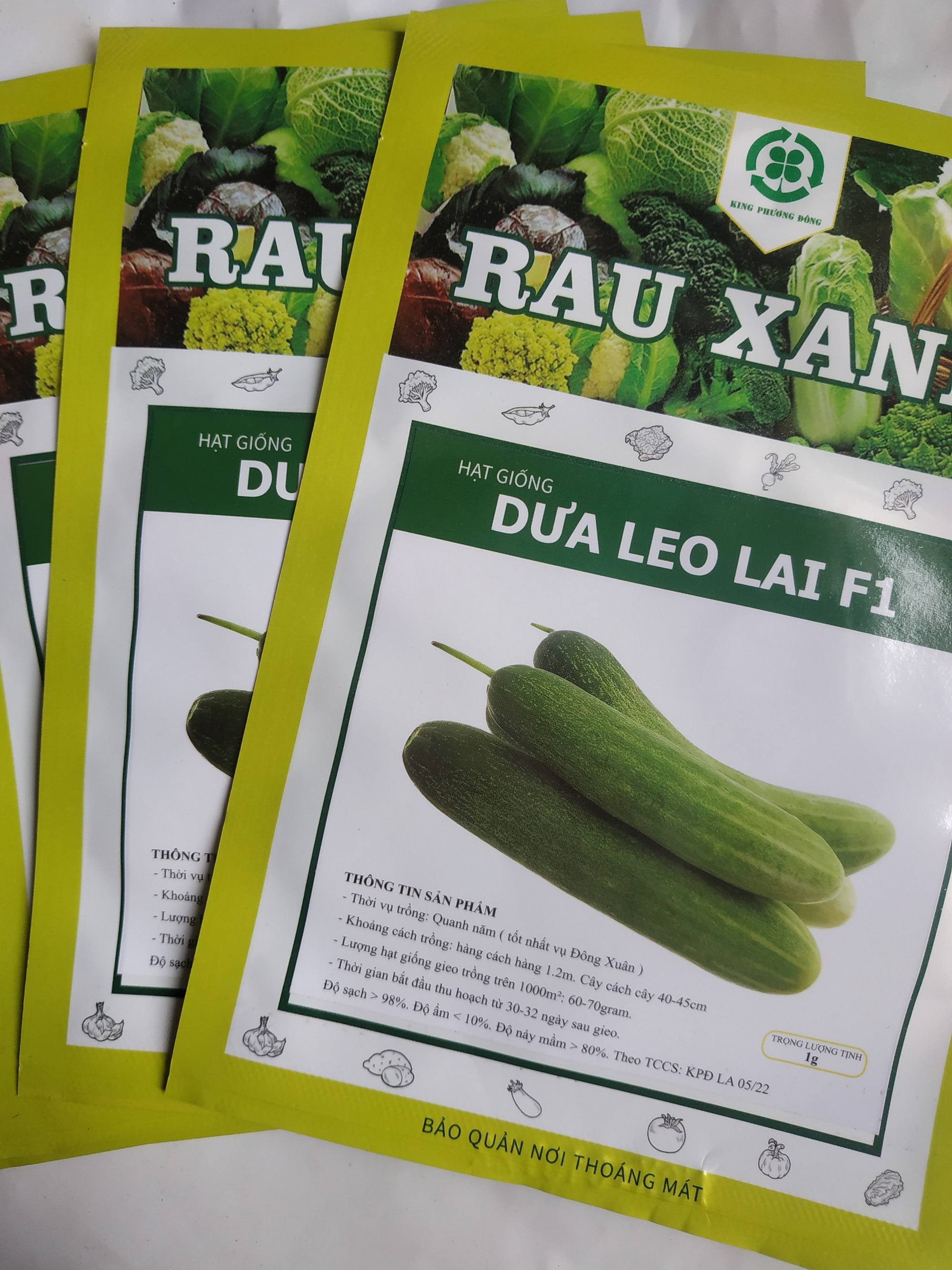 Combo 10 gói Hạt giống DƯA LEO LAI F1 - gói 1 gram | Lazada.vn