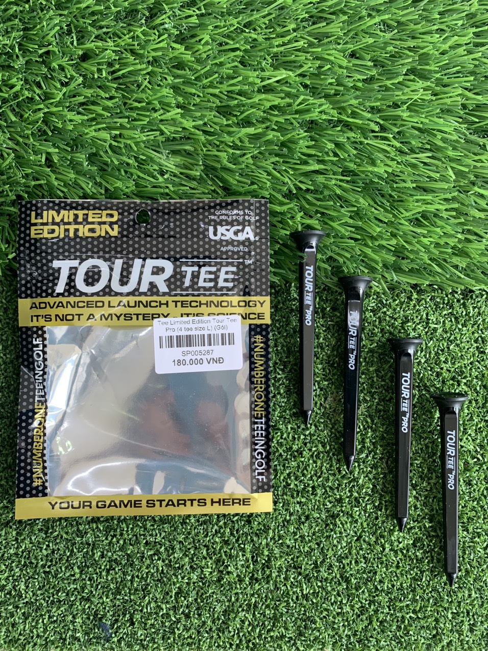 Tee đánh Golf- Thiết bị đặt banh Golf- Tour Tee USGA plastic Tee đế cao ...