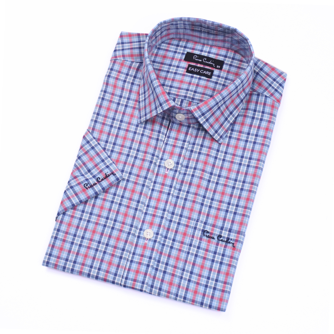 Áo sơ mi nam ngắn tay vạt bầu Pier.Cardin xuất Hàn dáng Regular 100 ...