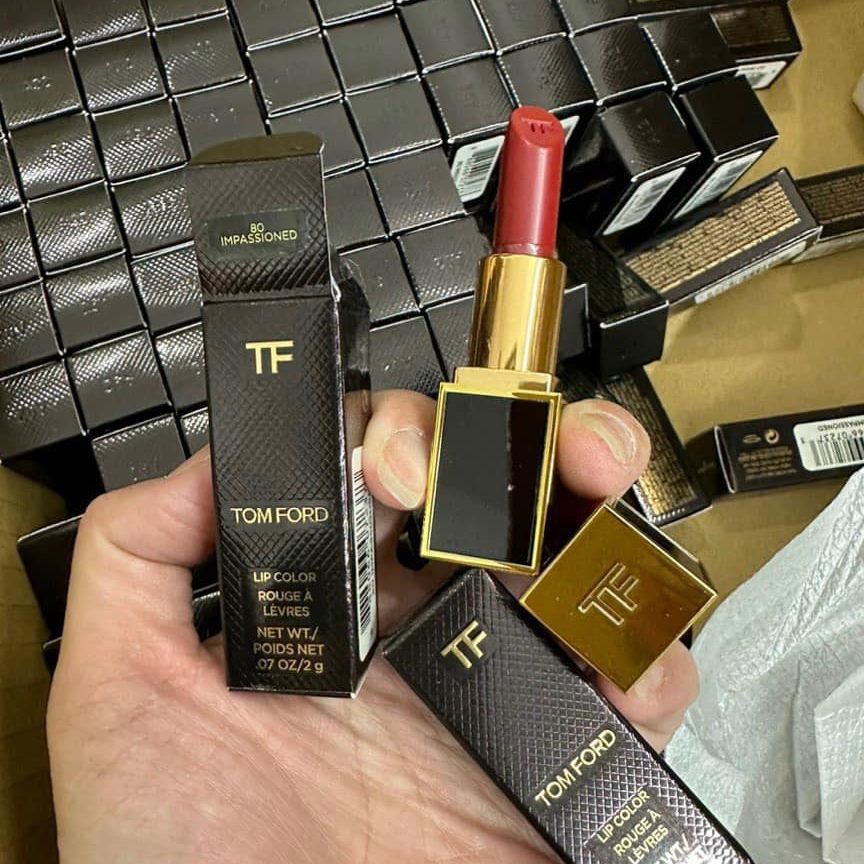 FULLBOX / FULLSIZE - Son TF Màu 80 Impassioned - SON THỎI TOMFORD ĐỎ NÂU | Lazada.vn