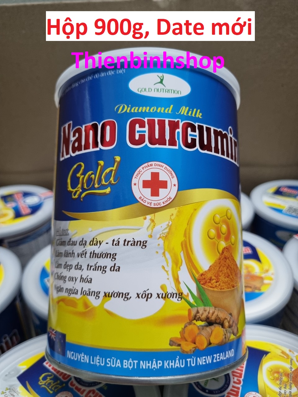 ( Combo 5 hộp ) Sữa nghệ nano curcumin gold - MixASale
