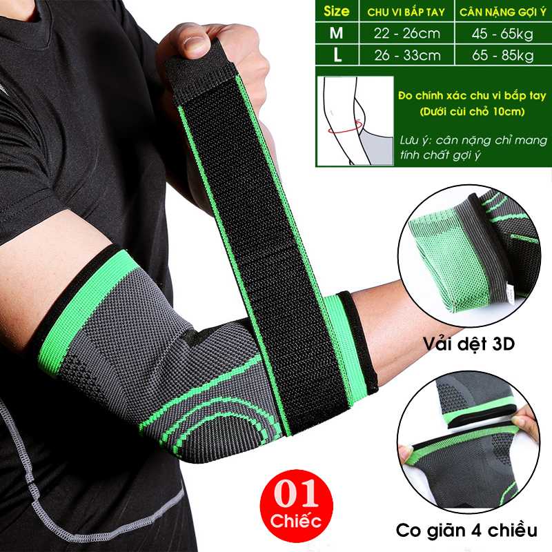 Bảo Vệ Khuỷu Tay Thể Thao BKT/03 Băng Khủy Tay Cùi Chỏ Chơi Cầu Lông ...