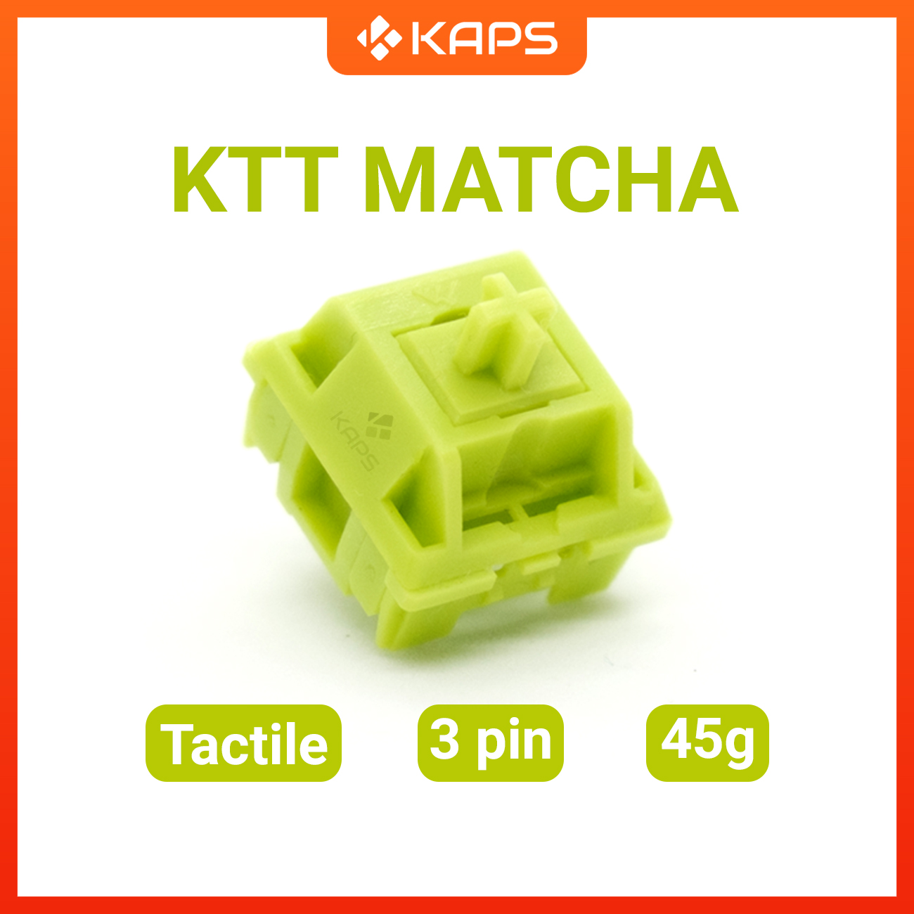 Switch KTT Matcha, switch tactile, 3 pin, lực nhấn 45g, dùng cho bàn phím cơ | Lazada.vn