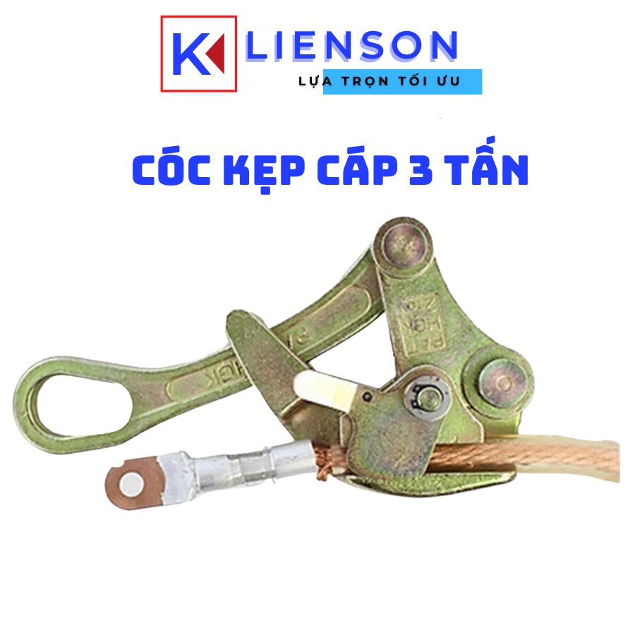 Cóc kẹp cáp, cóc ngặm cáp 3 tấn - dùng để kẹp cáp kết hợp với pa lăng ...