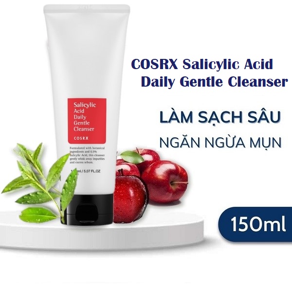 Sữa Rửa Mặt Cosrx Low PH Morning Gel Cleanser 150ml Salicylic Acid Tràm ...