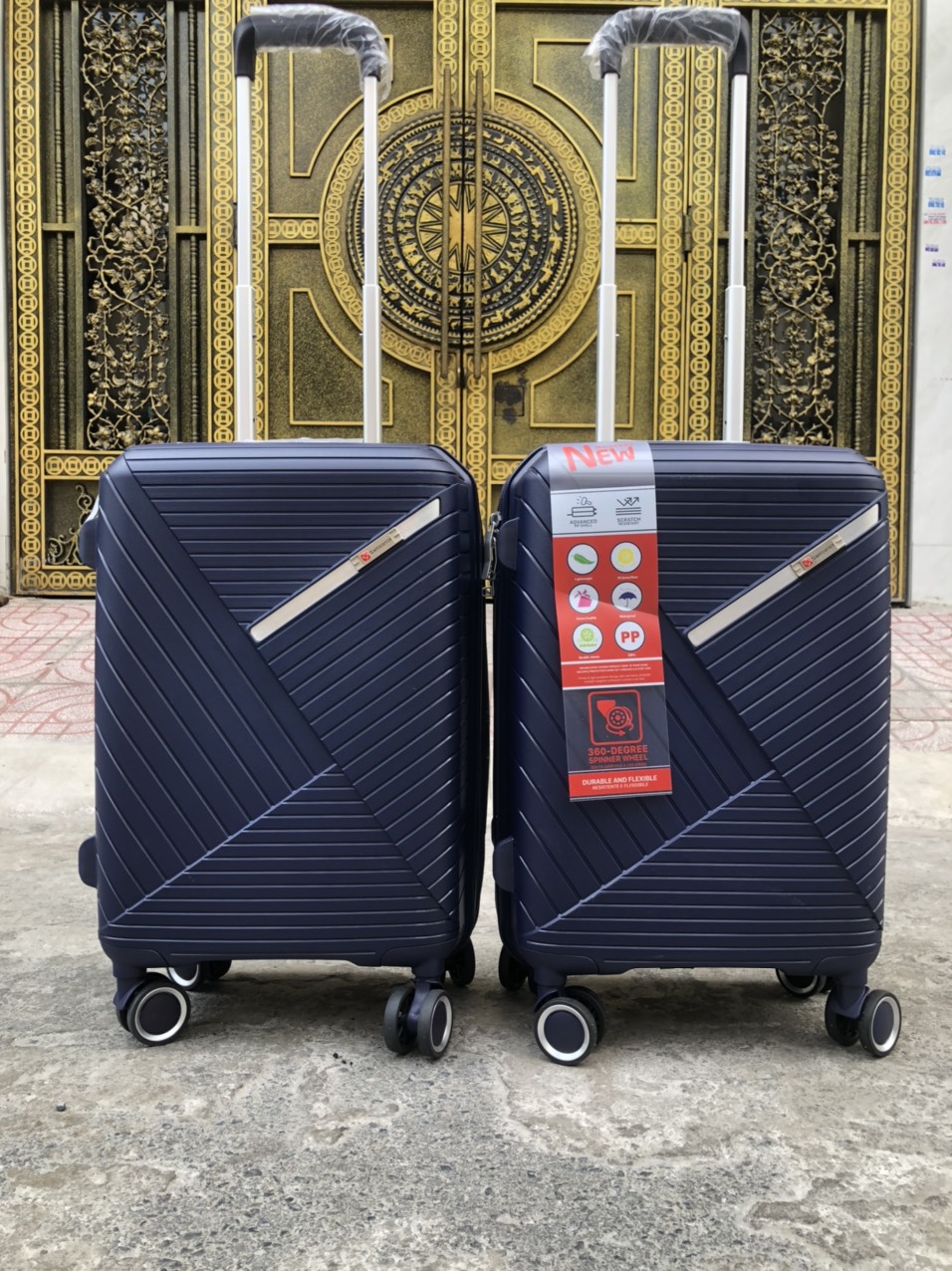 [HN]Va Li Kéo Cho Bé Size 18 Inch 2 Mặt In Nhiều Mẫu - MixASale