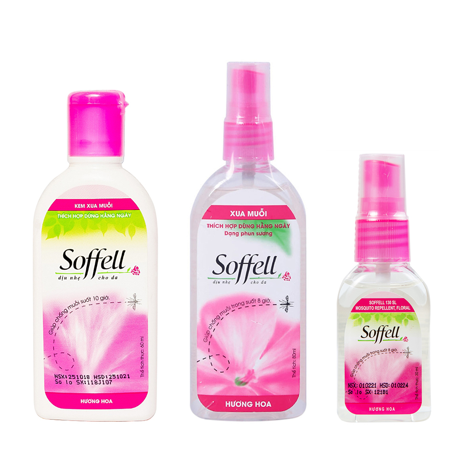 Xịt / Kem bôi chống muỗi Soffell - Xua đuổi ngăn muỗi đốt 8 - 10 giờ ...