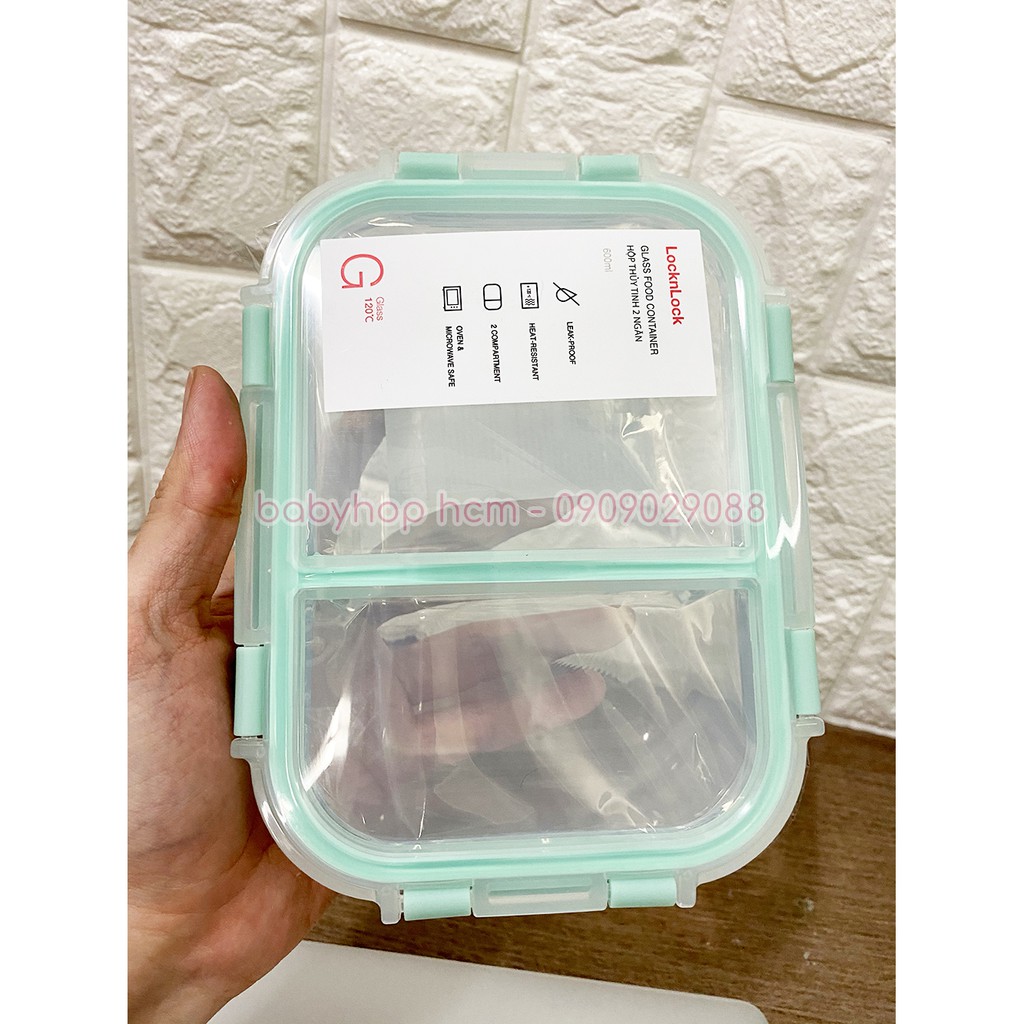 Hộp thủy tinh chia 2 ngăn, 3 ngăn chịu nhiệt Lock&Lock Glass Food ...