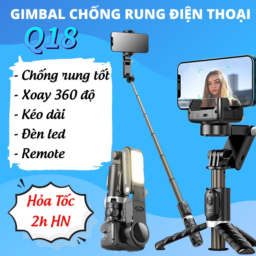 Gimbal chống rung điện thoại Gậy quay phim 3-Axis L9 Gimball chống rung điện thoại Tay cầm ...