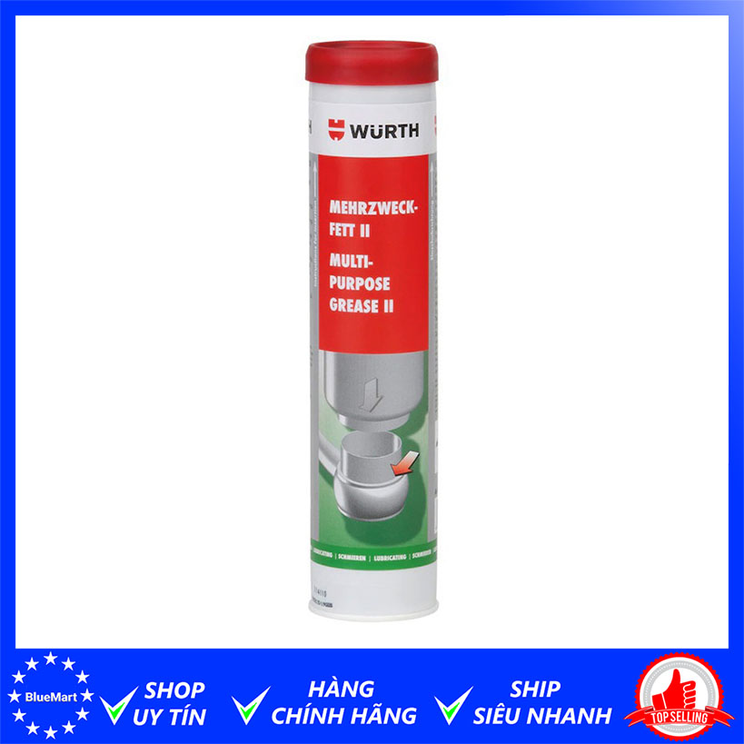 Mỡ bò Wurth Grease II 400g - MixASale