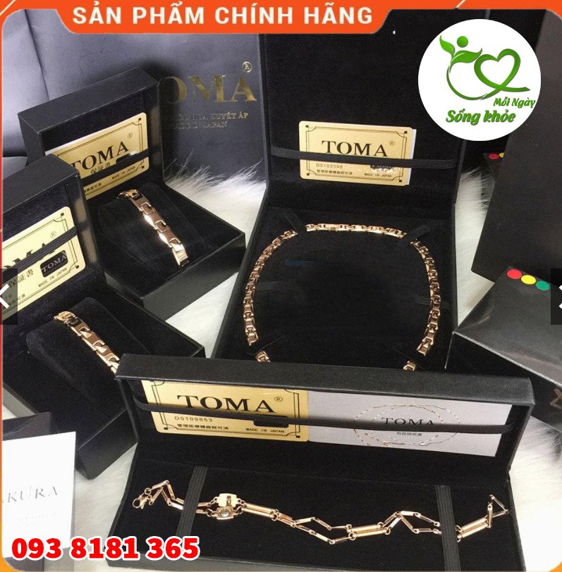 Vòng điều hoà huyết áp Nhật Bản, Vòng cổ huyết áp Toma, Vòng đeo tay đo ...