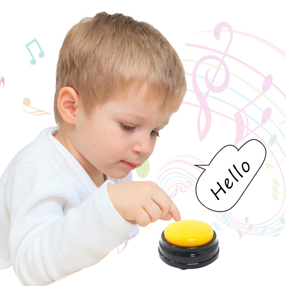 Small Size Easy Carry Voice Recording Sound Button for Kids Interactive ...