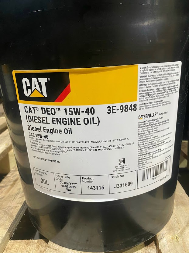Nhớt Động Cơ Máy Dầu CAT DEO 3E9848 - 15W-40 , Nhớt CAT 3E-9848 Nhập ...