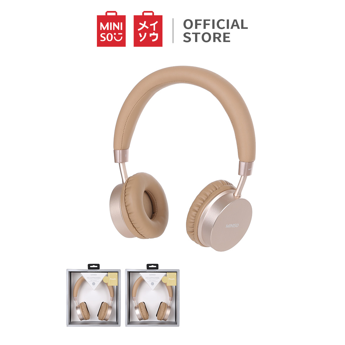 Tai nghe Bluetooth Miniso H-023 (Vàng) - Hàng chính hãng | Lazada.vn